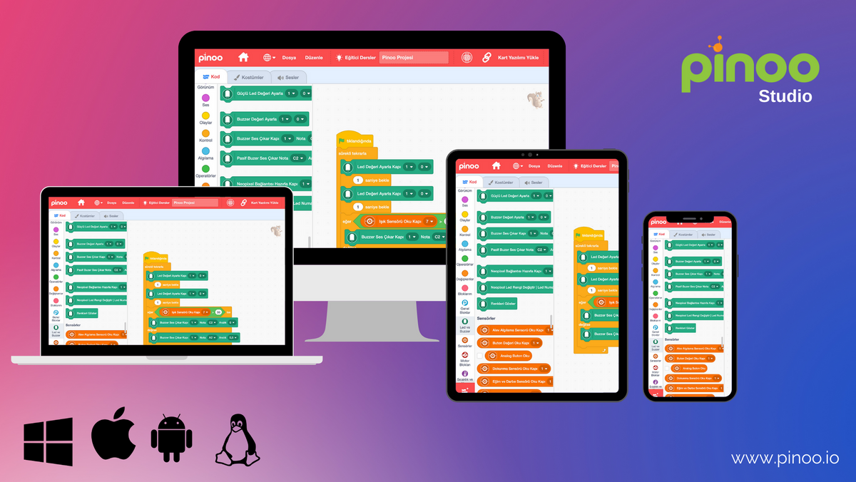 Robotik Kodlama ve Pinoo – Pinoo Robotics