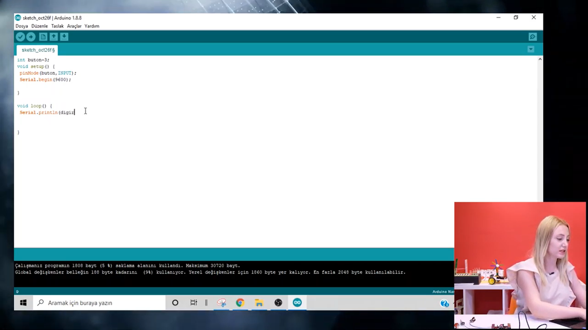 Arduino Ide'de Pinoo Buton Modülü – Pinoo Robotics