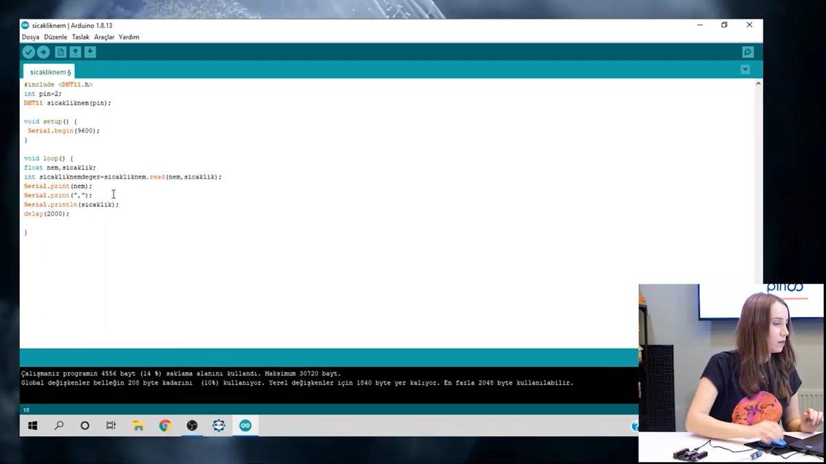 Arduino Ide'de Pinoo Sıcaklık Nem Sensörü – Pinoo Robotics