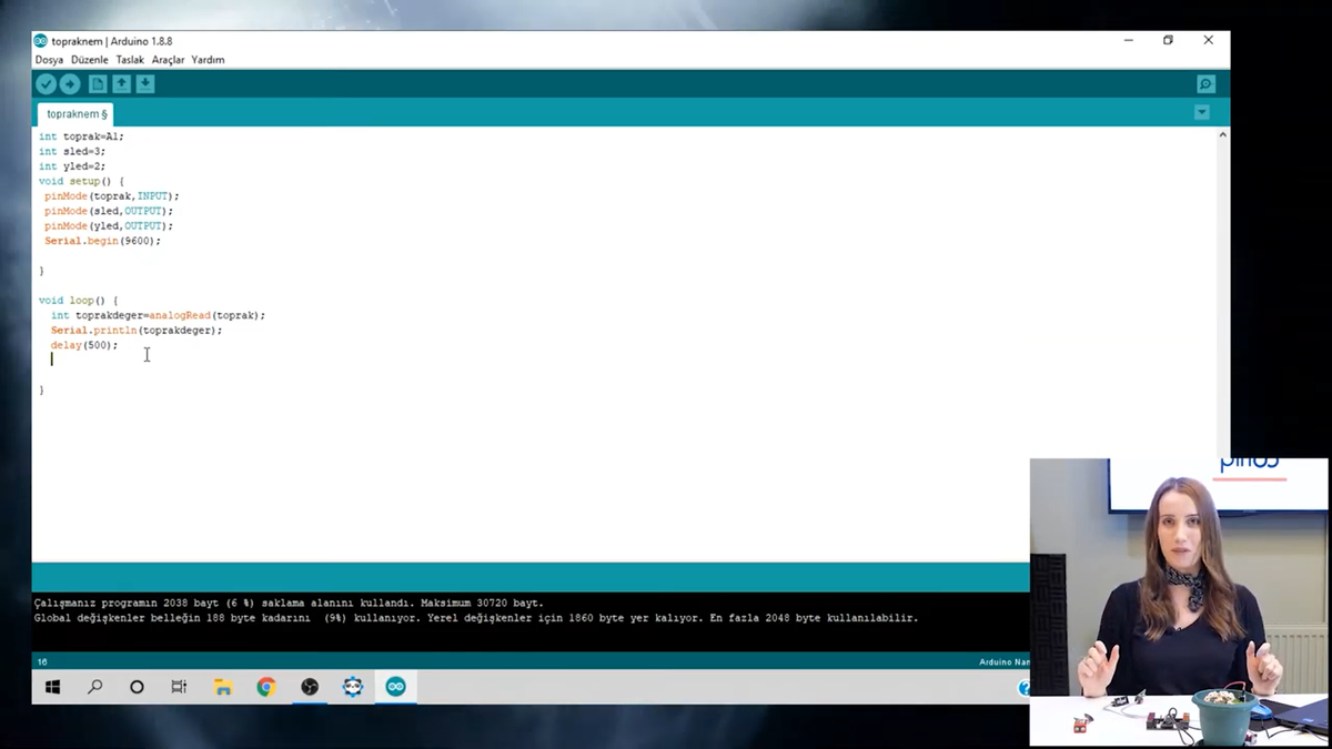 Arduino Ide'de Pinoo Toprak Nem Sensörü – Pinoo Robotics